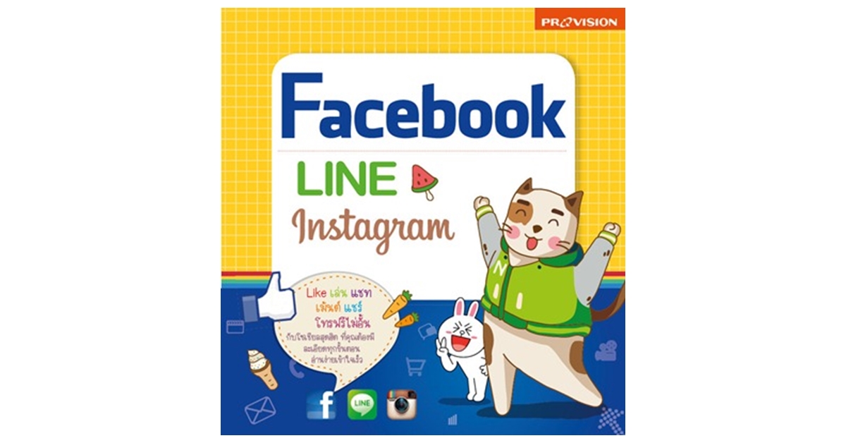Facebook Line Instagram – บริษัท โปรวิชั่น จำกัด
